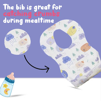 Buy Cute 'n' Cuddle - Disposable Bibs - Sheep Pattern - Pack Of 50 in ...