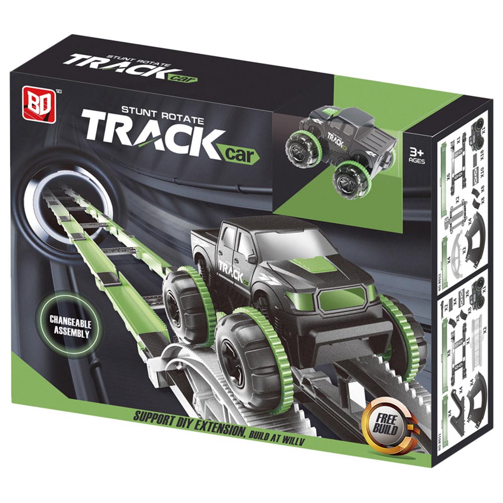 Buy Stem - Ultimate Stunt Rotate Track Car - 54pcs in KSA | Mumzworld