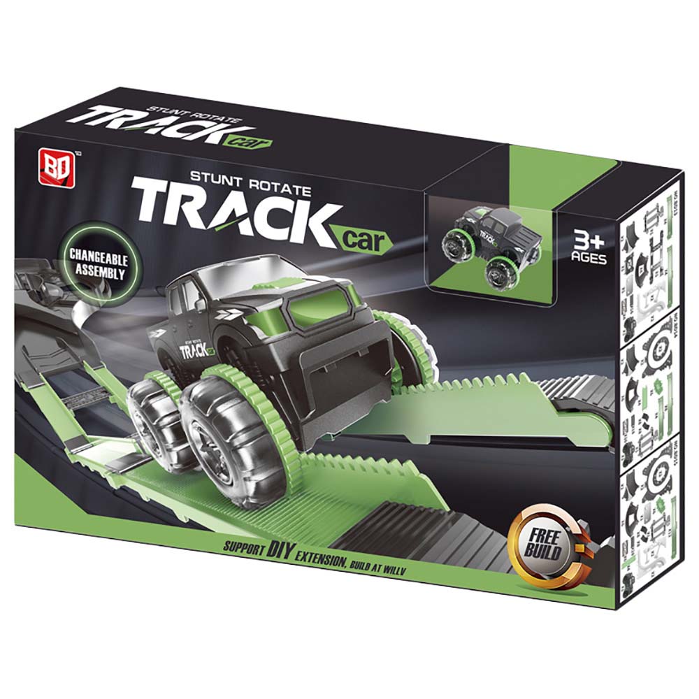Buy Stem - Ultimate Stunt Rotate Track Car - 81pcs in UAE | Mumzworld