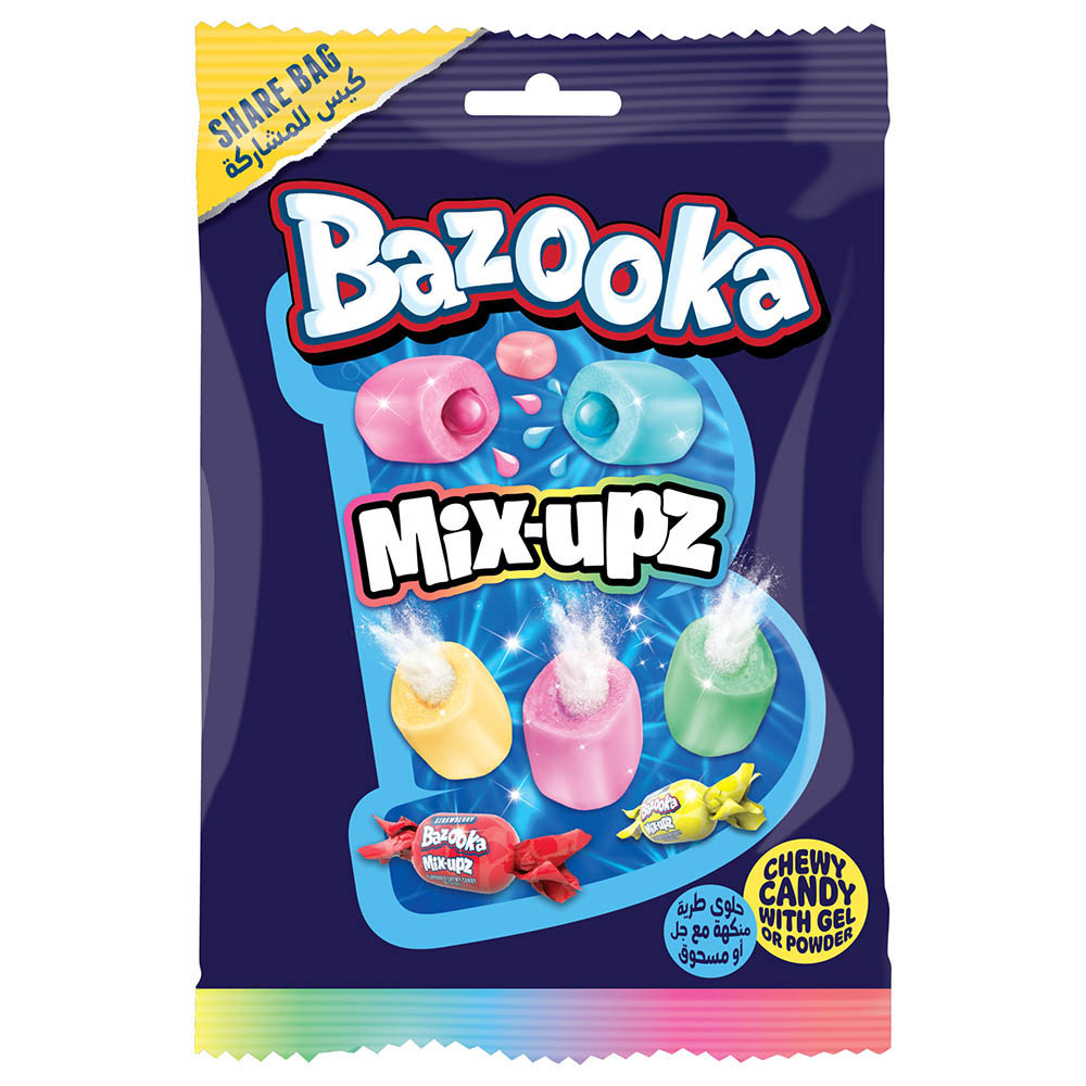 Bazooka - Mixupz Flavoured Chewy Candy - 120G