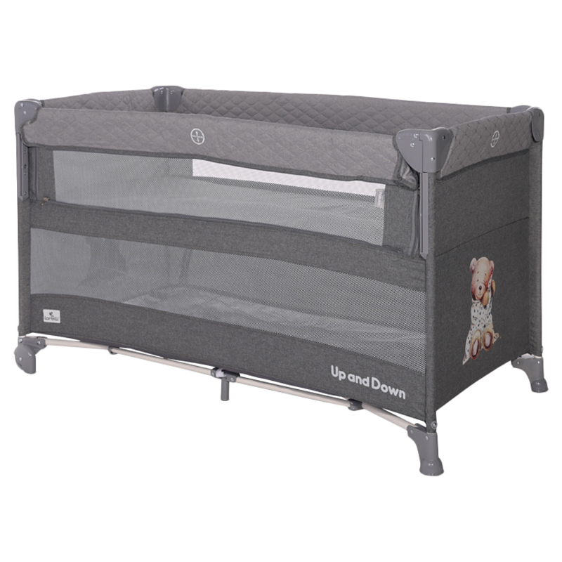 Buy Lorelli - Up And Down Baby Cot - Cool Grey Bear in UAE | Mumzworld