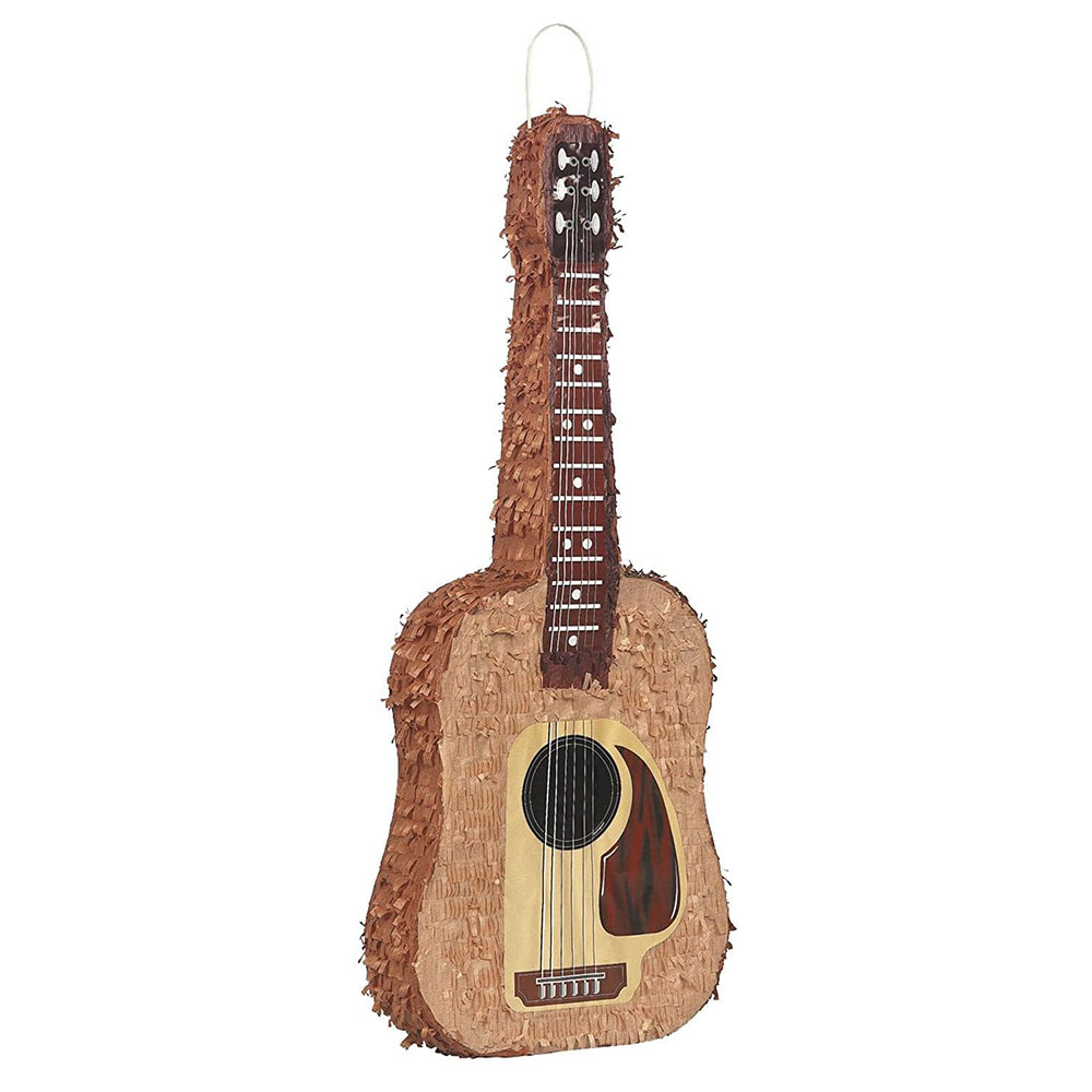 Buy Unique - Guitar Pinata - Brown in UAE | Mumzworld