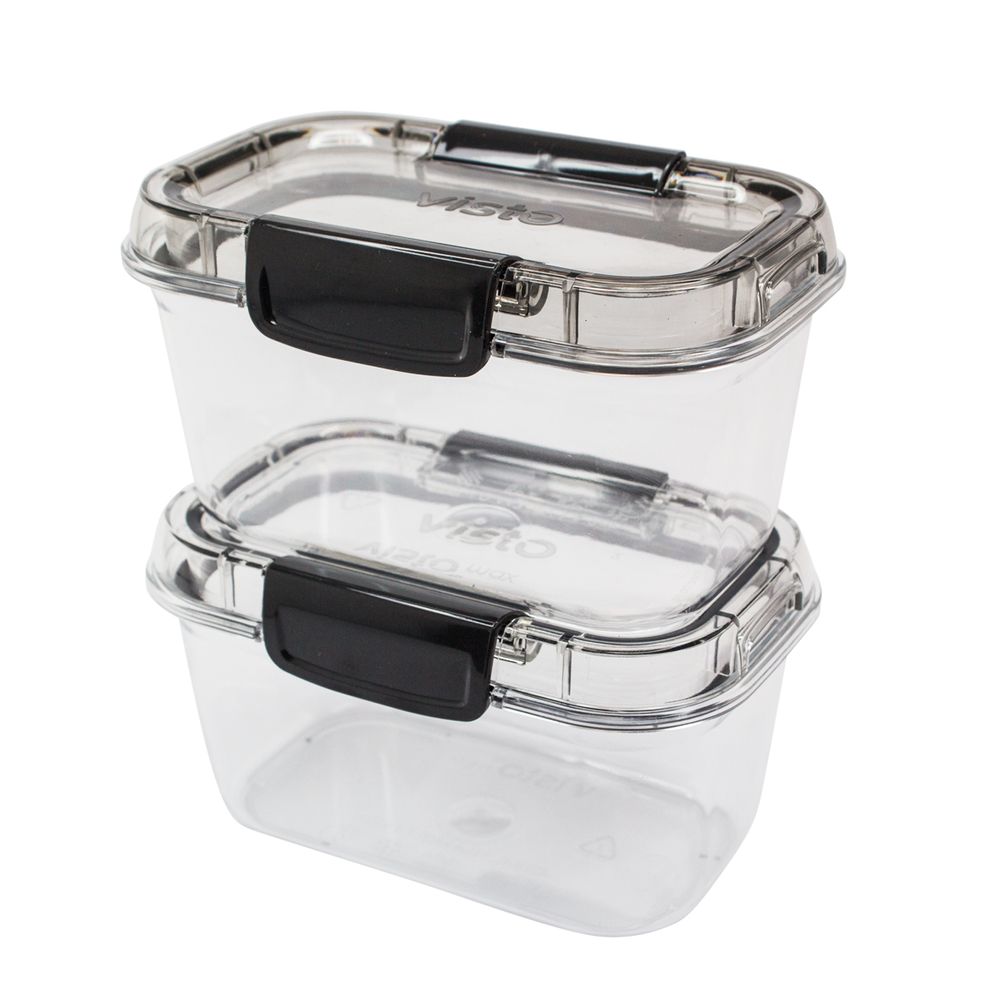 Buy Visto - Max Rectangular Storage Container - 420 ml - Pack of 2 in ...