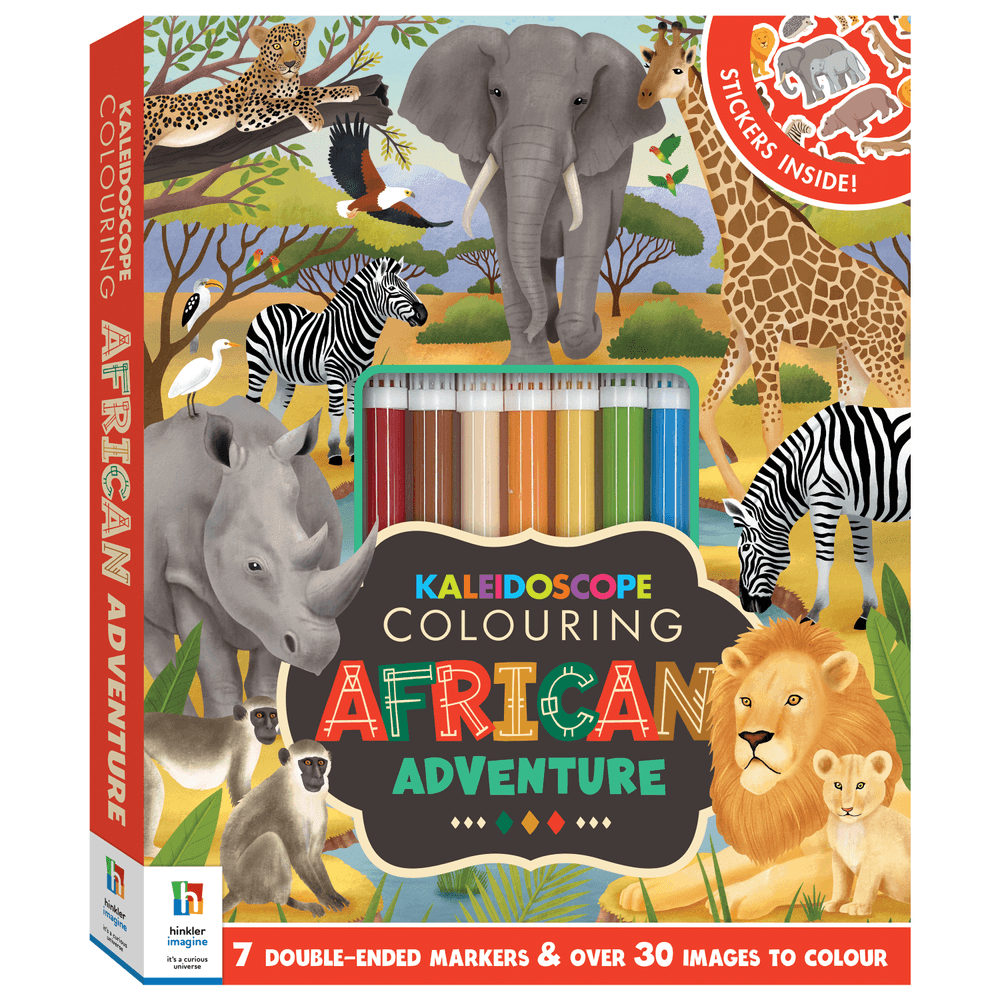 Buy Hinkler - Kaleidoscope Coloring Kit - African Adventure in Jordan ...