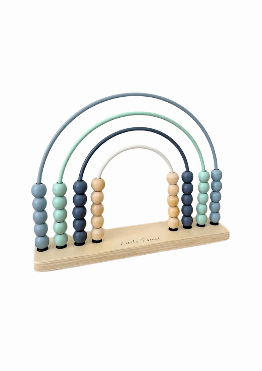 Buy Woody Buddy - Rainbow Abacus - Blue in UAE | Mumzworld