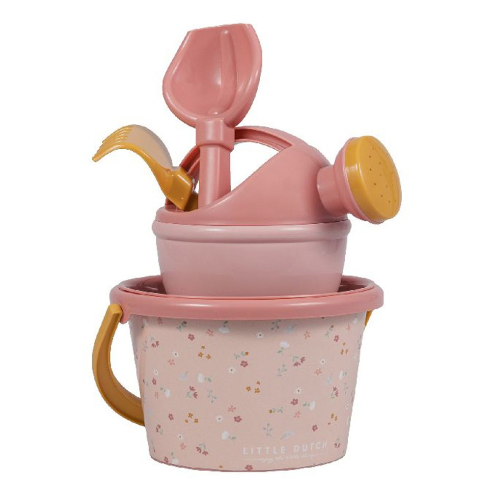 Buy Little Dutch - Flowers Beach Toy Set - Pink in UAE | Mumzworld
