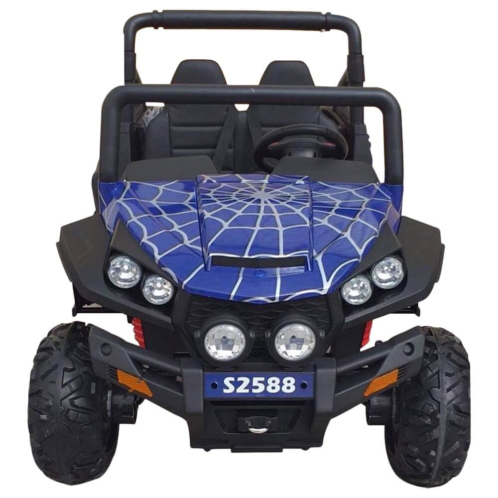 Buy Factual Toys - Jeep Spyder Monster 4X4 Ride On Car - 12V - Blue in ...