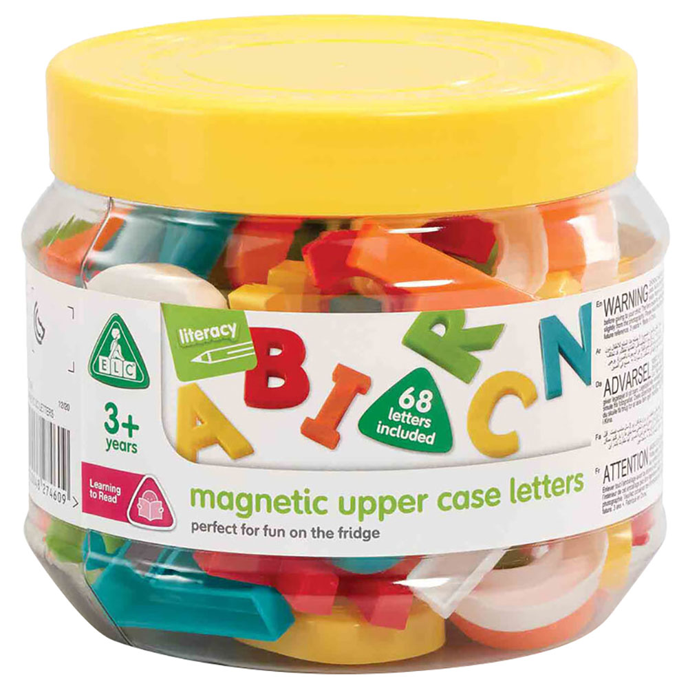 ELC - Magnetic Upper Case Letters Playset - 68pcs