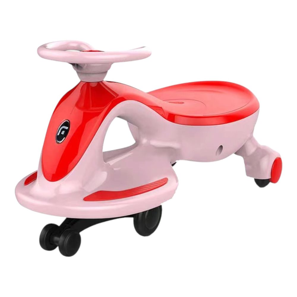 Buy BBJ - Kids Ride-On Electric Swing Car - Pink/Red in UAE | Mumzworld