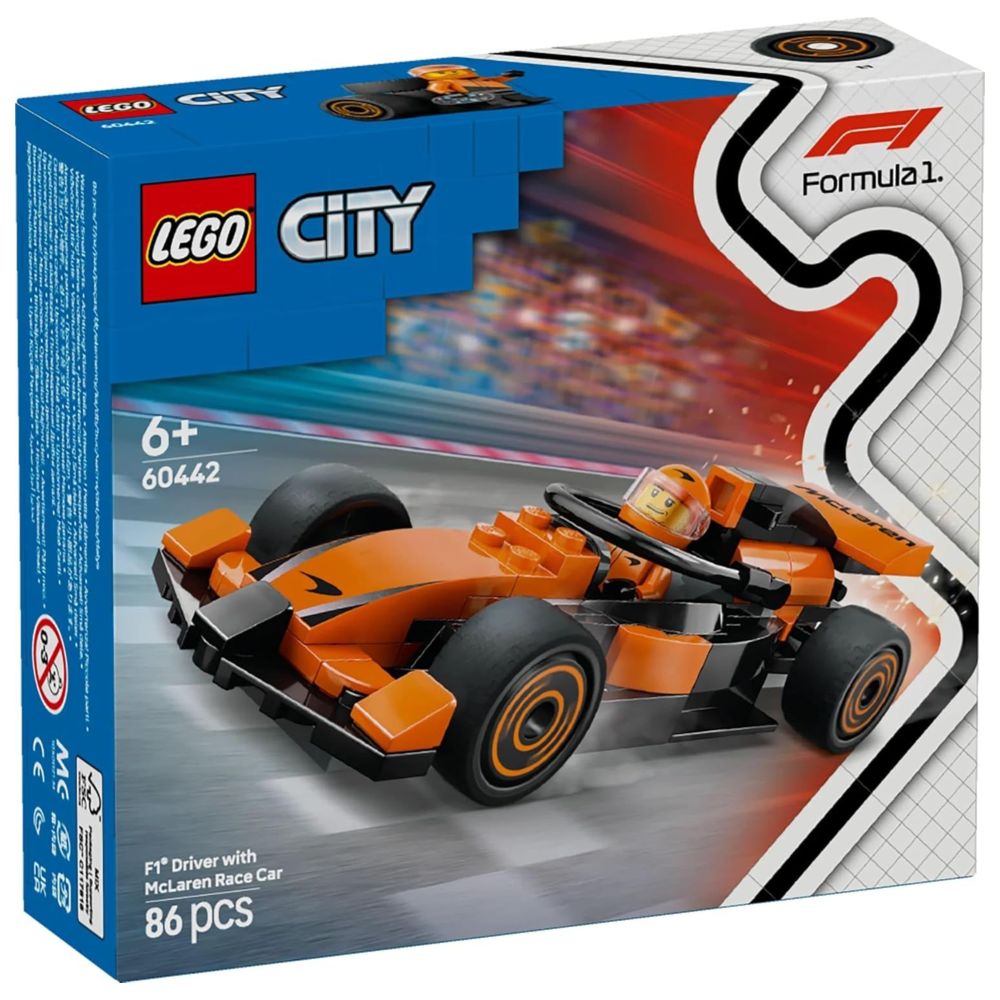 Buy Lego City F1 Driver With McLaren Race Car Building Set - 86 Pcs in ...
