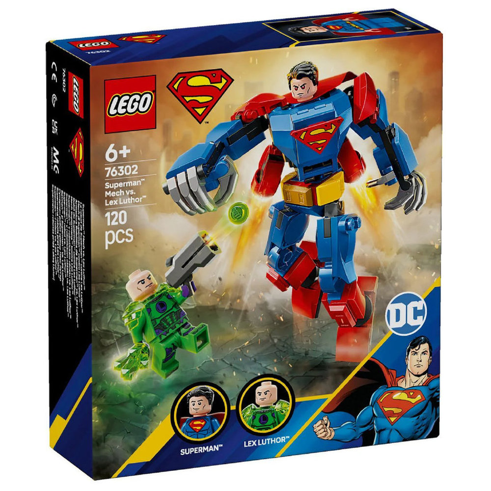Buy Lego - Superman Mech Vs. Lex Luthor Building Set - 120 Pcs in ...