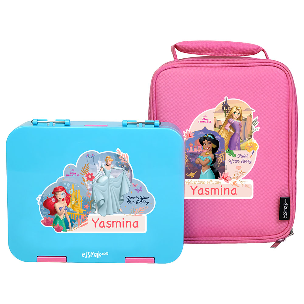 Buy Essmak - Personalized Bento Pack - Disney Princesses in UAE | Mumzworld