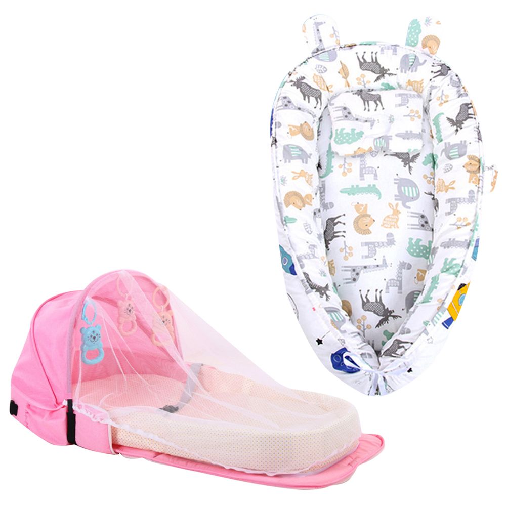 Buy Star Babies - Baby Sleeping Pod & Bed With Mosquito Net - White ...