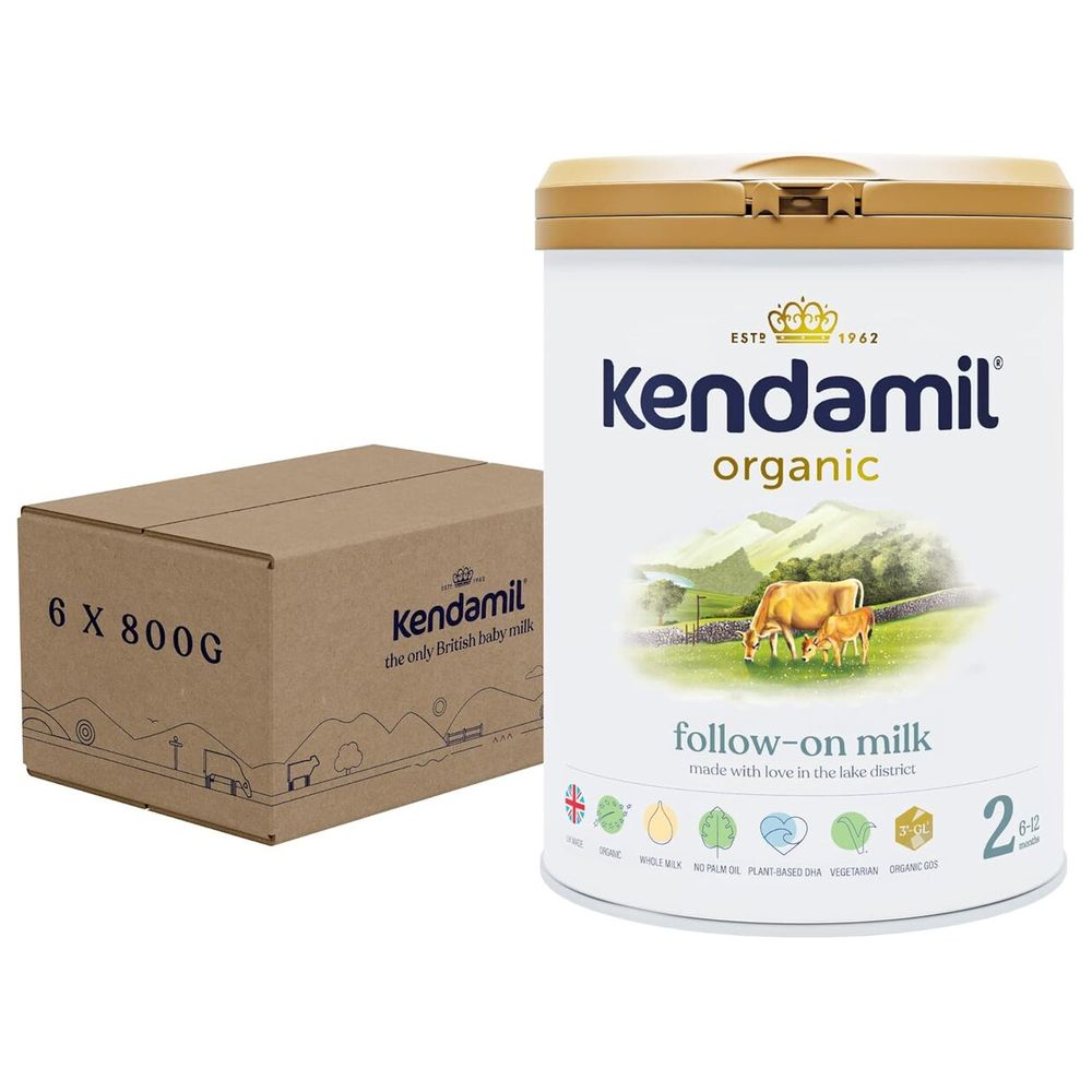 Buy Kendamil - Stage 2 Organic Follow On Milk Formula - Pack of 6 ...