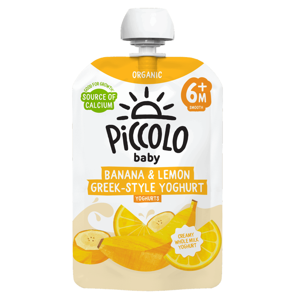 Buy Piccolo - Baby Banana & Lemon Greek Style Yoghurt - 100 gm in UAE ...