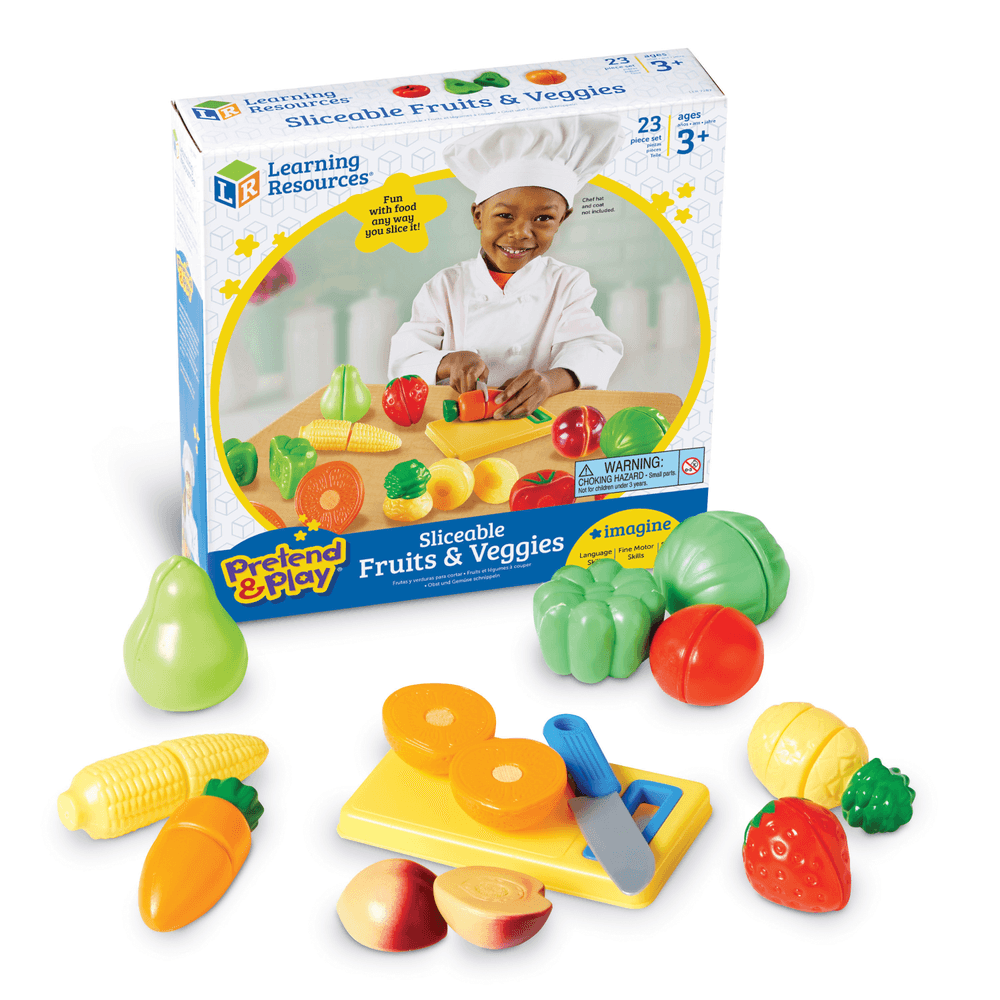 Buy Learning Resources - Pretend And Play Sliceable Fruits And Veggies ...