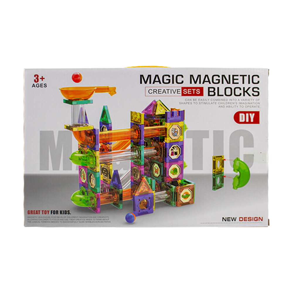 Buy UKR - 3D DIY Magic Magnetic Building Block Set - 126 Pcs in KSA | Mumzworld
