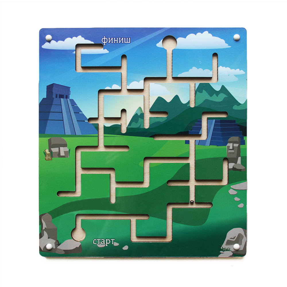 Buy Fofa - Maya Maze Puzzle With A Small Ball Wooden Toy in UAE | Mumzworld