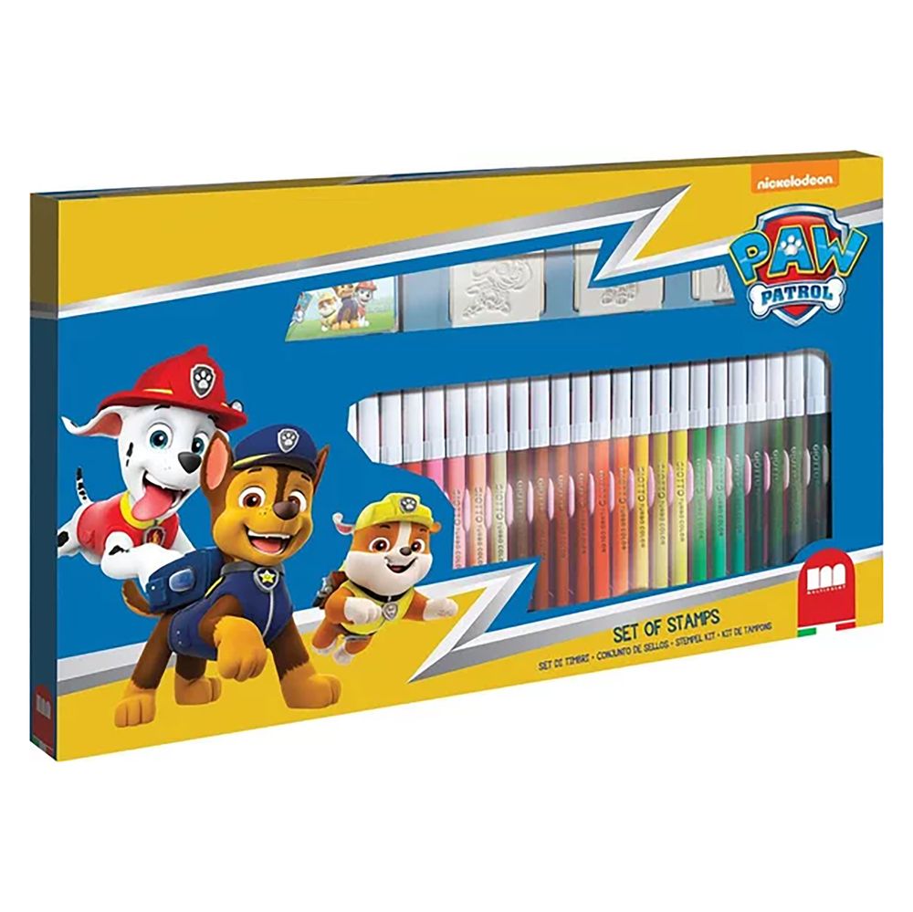 Buy Multiprint - Paw Patrol Felt Tip Pens Set - 41 Pcs in UAE | Mumzworld