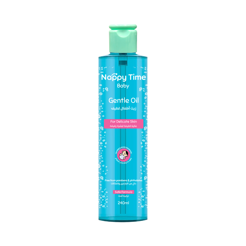 Buy Nappy Time - Baby Oil - 240 ml in Qatar | Mumzworld