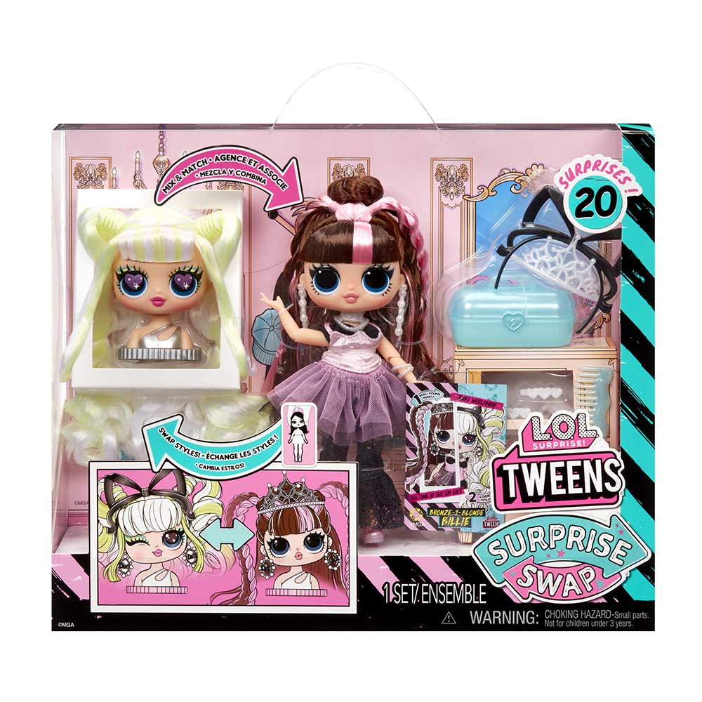 Buy L.O.L. Surprise - Tweens Surprise Swap Doll - Bronze 2-Blonde ...