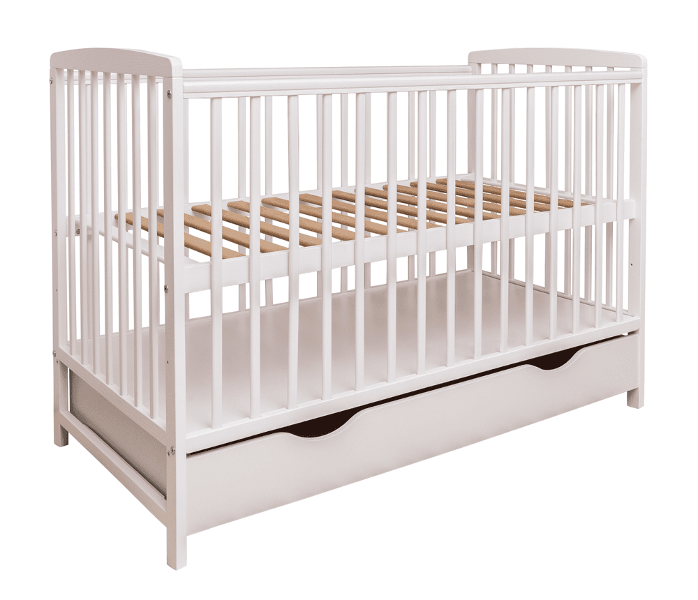 Buy Kinder Valley - Melbourne Cot With Drawer - White in Oman | Mumzworld