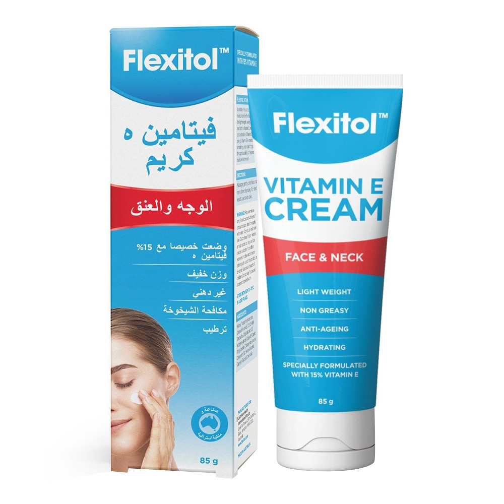 Buy Flexitol - Vitamin E Face & Neck Cream - 85 gm in KSA | Mumzworld