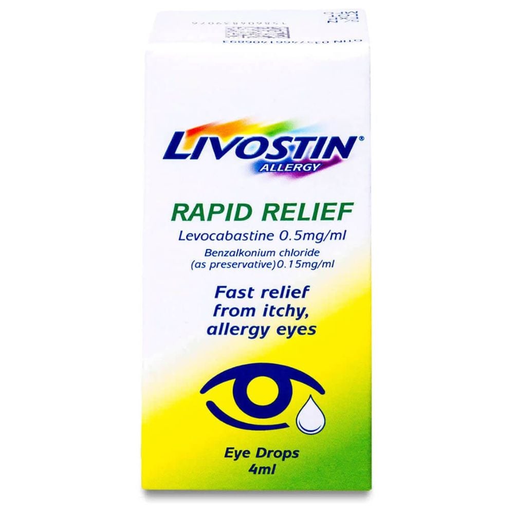 Buy Livostin Eye Drops - 4ml Online | Mumzworld