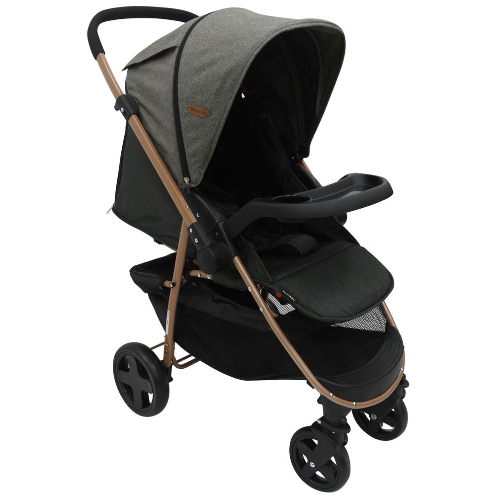 Buy Bebesitos - Smoothride Reversible Stroller With Head Pillow - Grey ...
