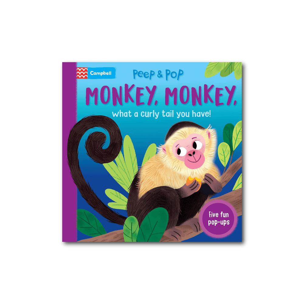 Peep & Pop Monkey, Monkey, What A Curly Tail You Have! - Buy at Best ...