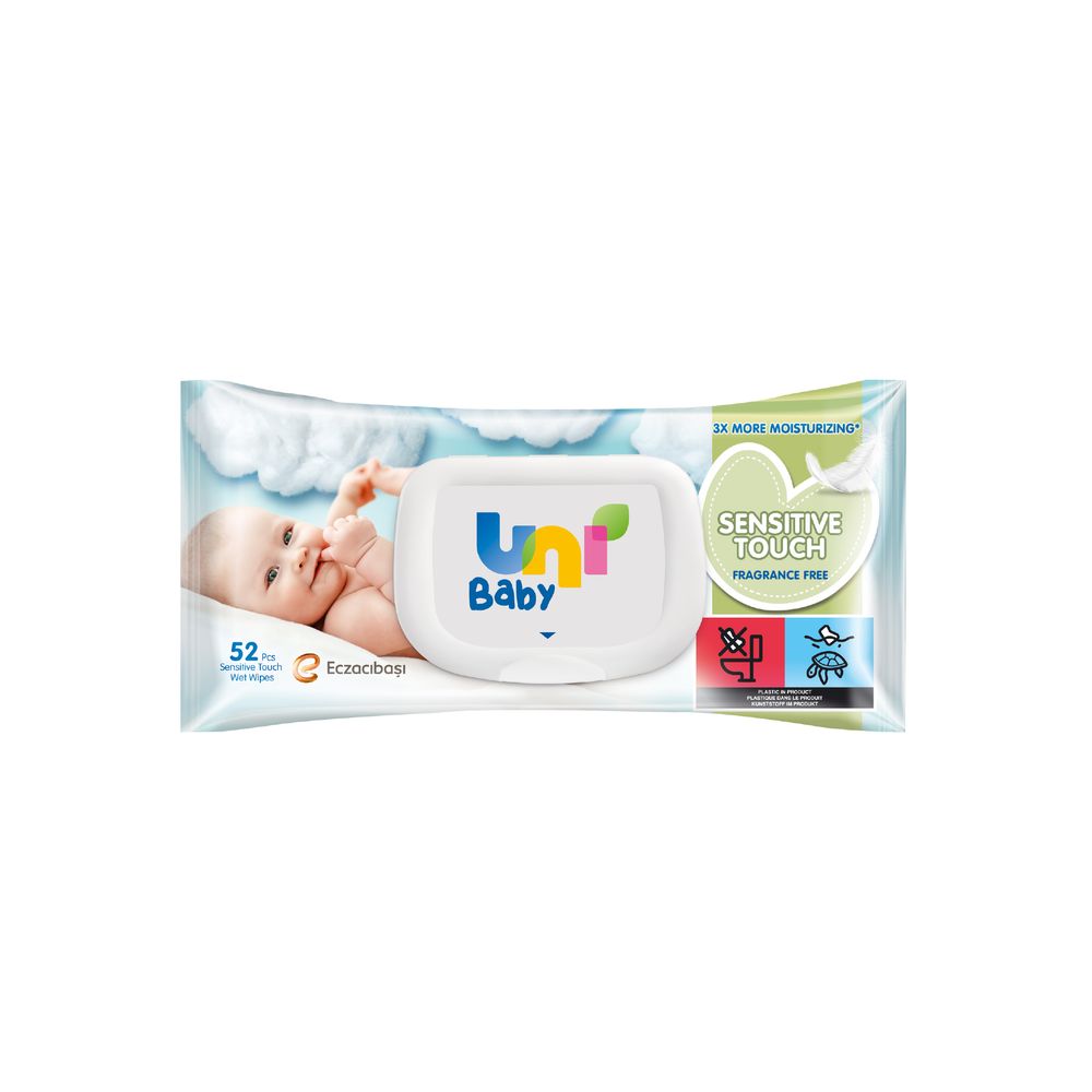 Buy Uni Baby - Sensitive Touch Fragrance Free Baby Wipes - 52 Pcs in ...