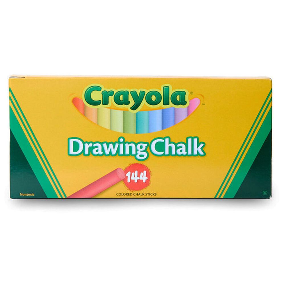 Buy Crayola - Drawing Chalk Set - 144 Pcs in KSA | Mumzworld