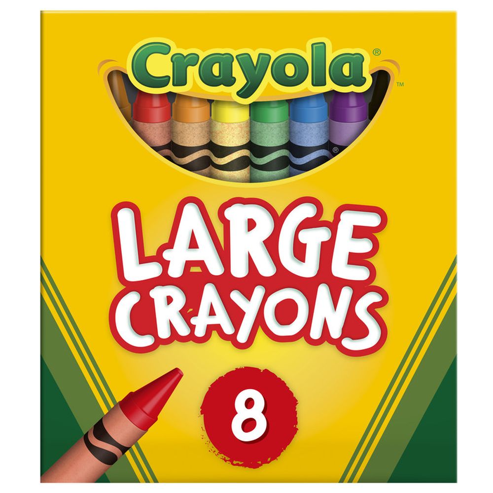 Buy Crayola - Classic Crayon Set - 8 Pcs in KSA | Mumzworld