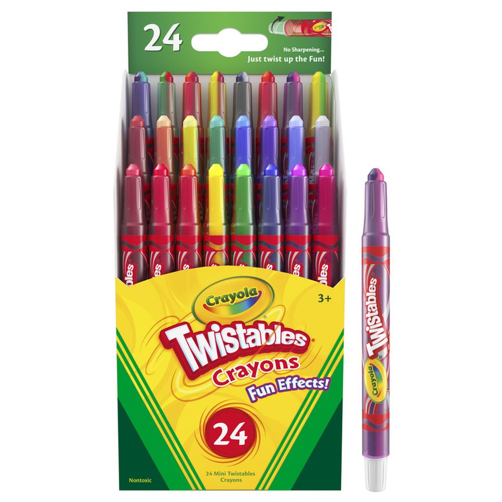 Buy Crayola - Twistable Fun Effects Crayons - 24 Pcs in KSA | Mumzworld