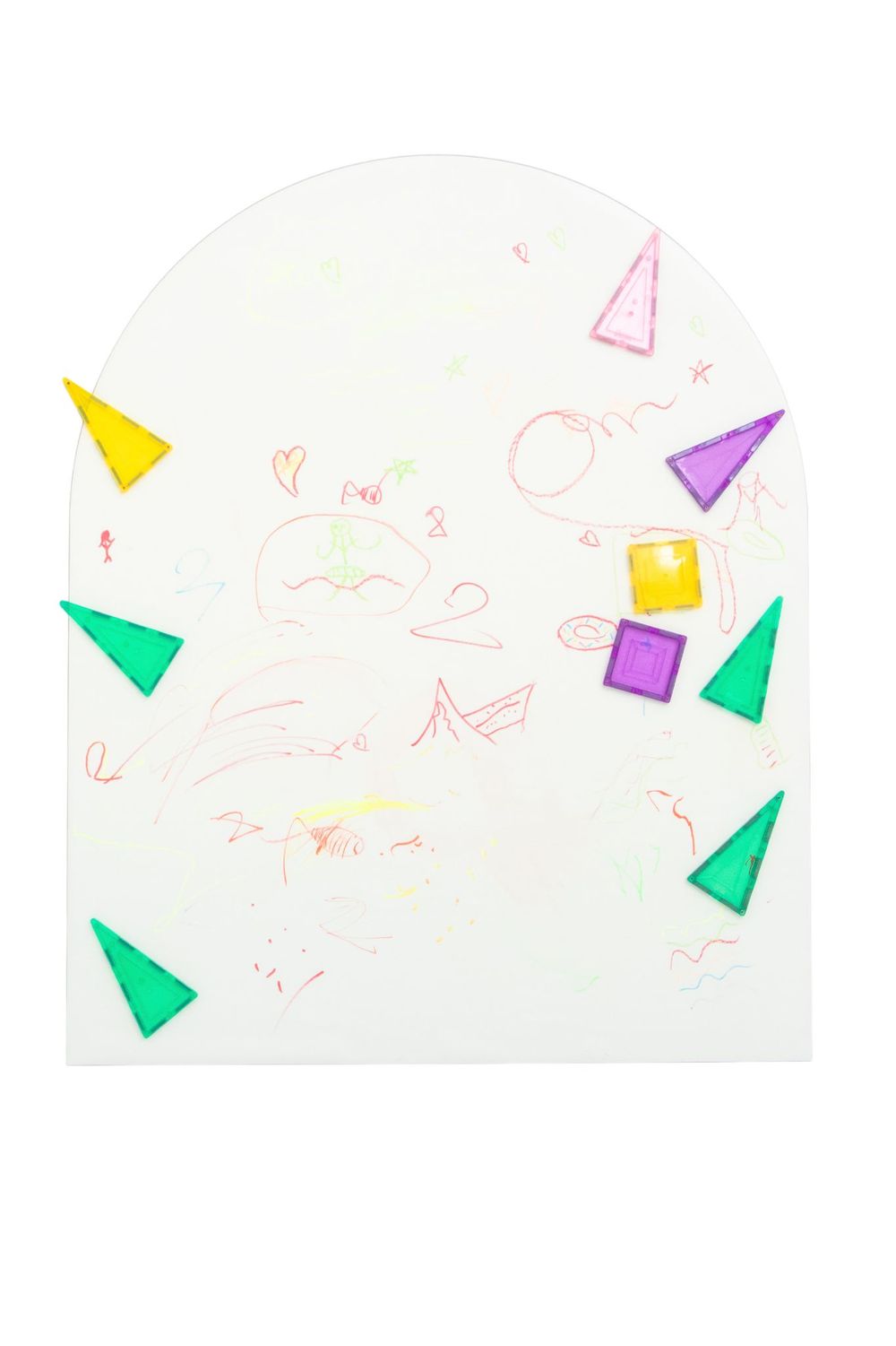 Buy Tiny Tots - Magnetic Activity Wall Dry Erase Chalkboard Decal ...
