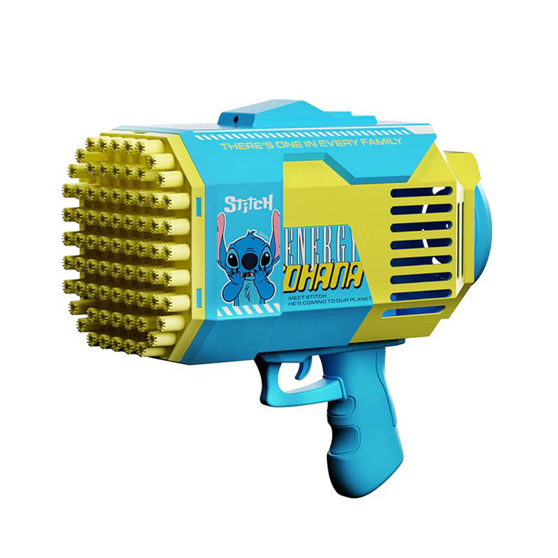 Buy Disney - Stitch 73-Holes Bubble Gun With LED Light - Blue in Jordan ...