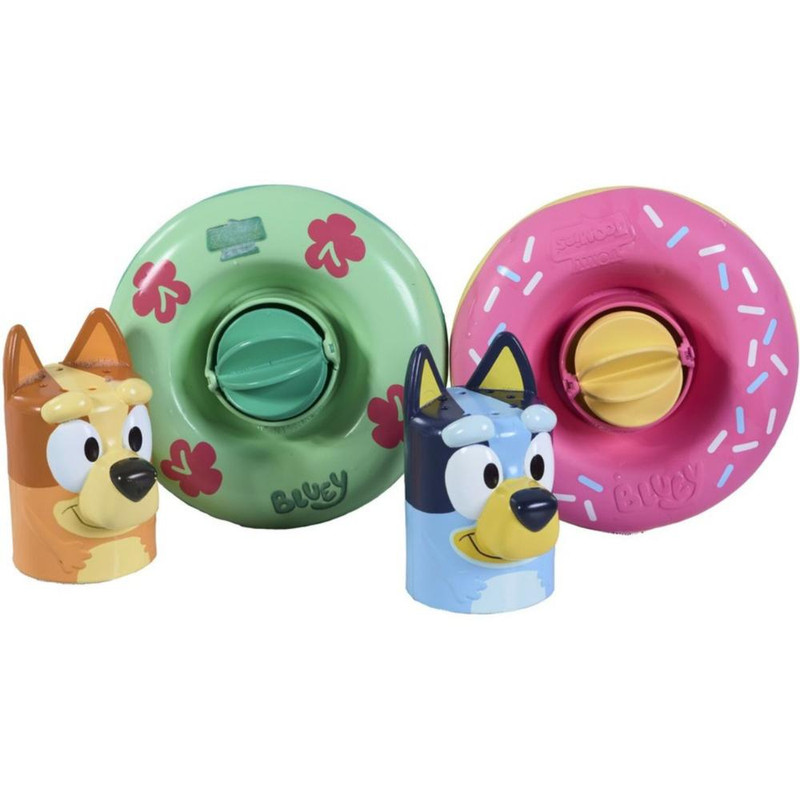 Buy Tomy Toomies - Splash & Float Bluey & Bingo Bath Time Toy Set in ...