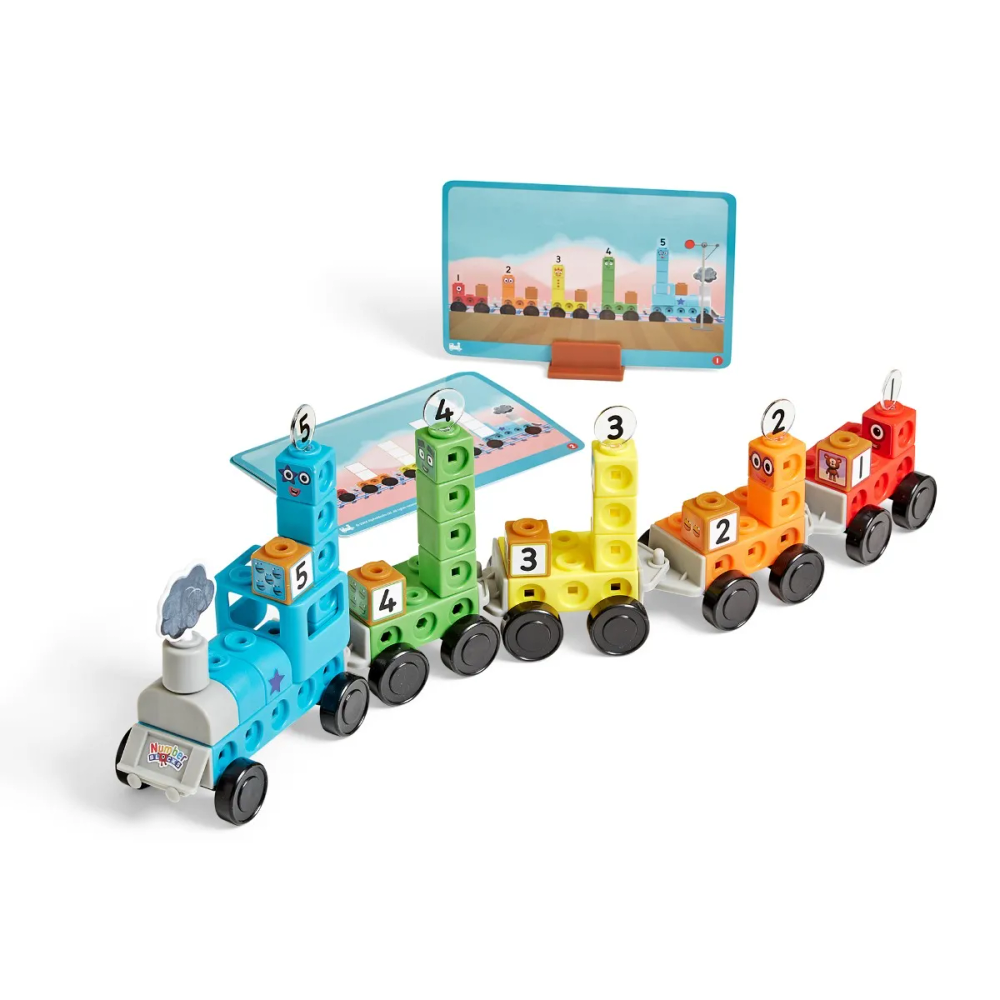 Buy Learning Resources - Math Link Express Train Cubes Number Blocks ...