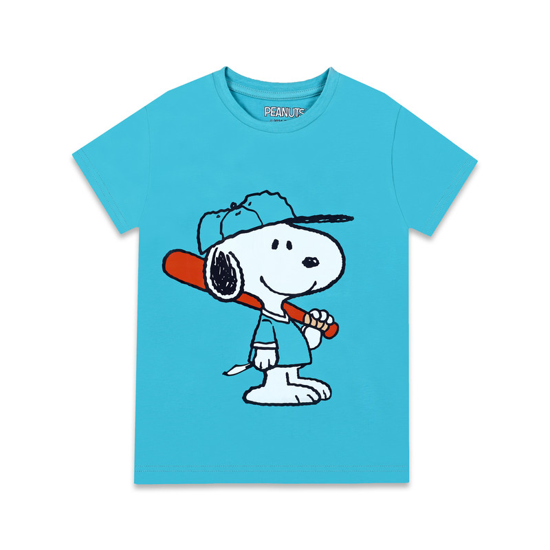 اشتري Trucare - Peanuts Snoopy Boy's Short Sleeve T-Shirt - Sky Blue ...