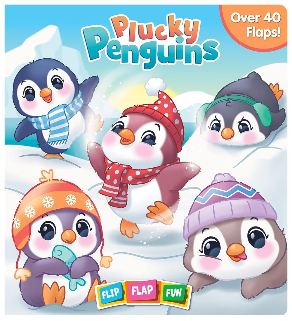 Buy Plucky Penguins Flip Flap Fun Book in UAE | Mumzworld