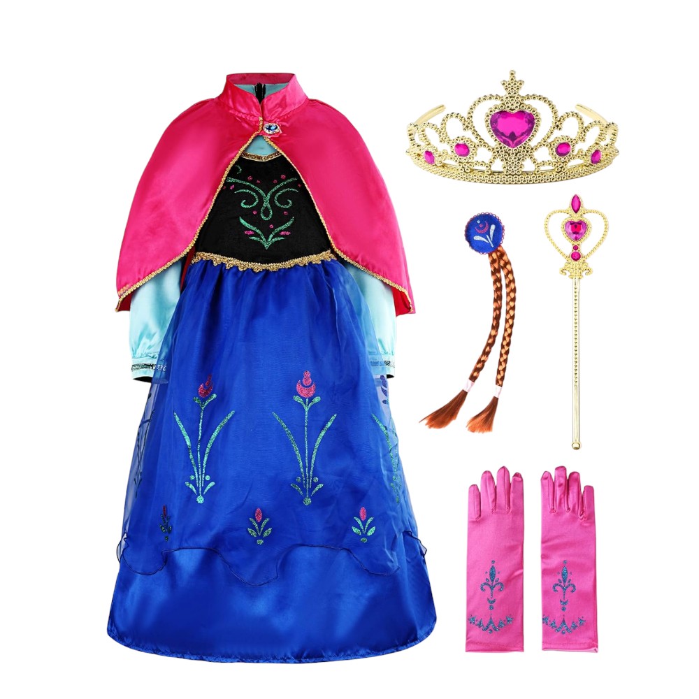 Buy Doodle Kiddo - Princess Anna Costume Set in UAE | Mumzworld