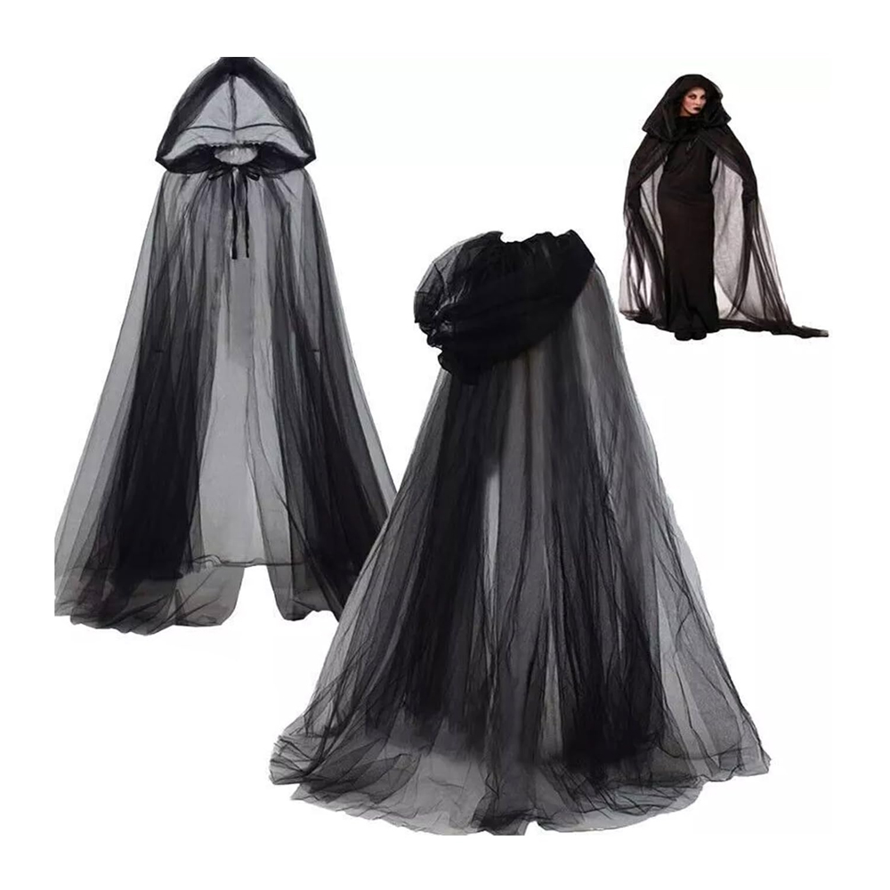 Buy BrainGiggles - Womens Halloween Ghost Bride Costume - Black in UAE ...