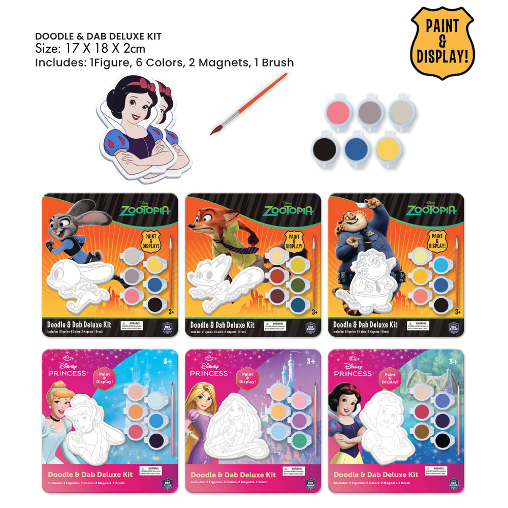 Buy Disney - Princess Paint Your Own Snow White Figurine Kit - Doodle ...
