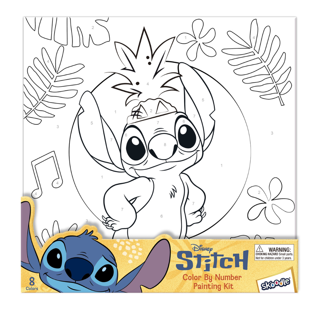 Buy Disney - Lilo & Stitch Color By Number Painting Kit - 11pcs in KSA ...