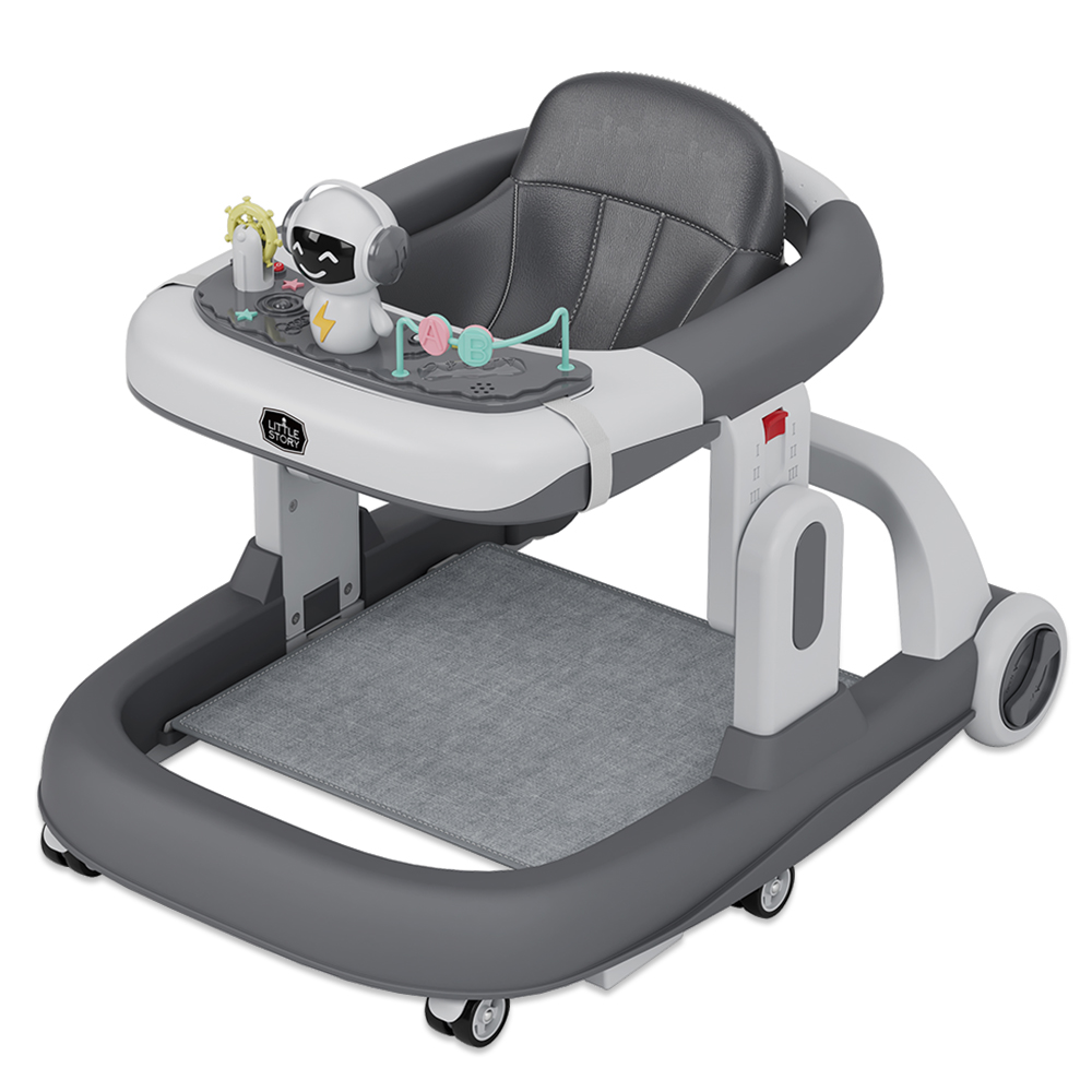 Buy Little Story - Adjustable Baby Walker - Grey in UAE | Mumzworld