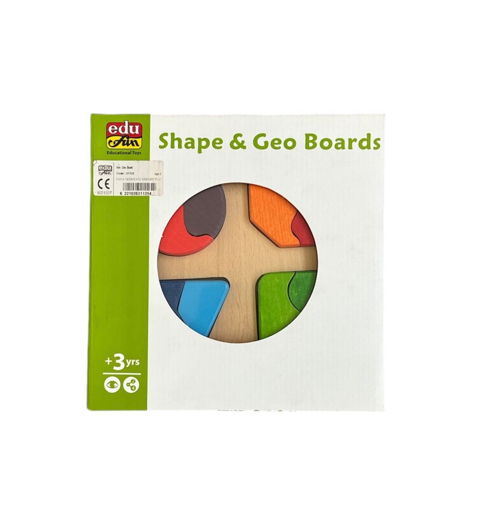 Buy Edu Fun - Shapes And Geo Boards - 9 Pcs in UAE | Mumzworld