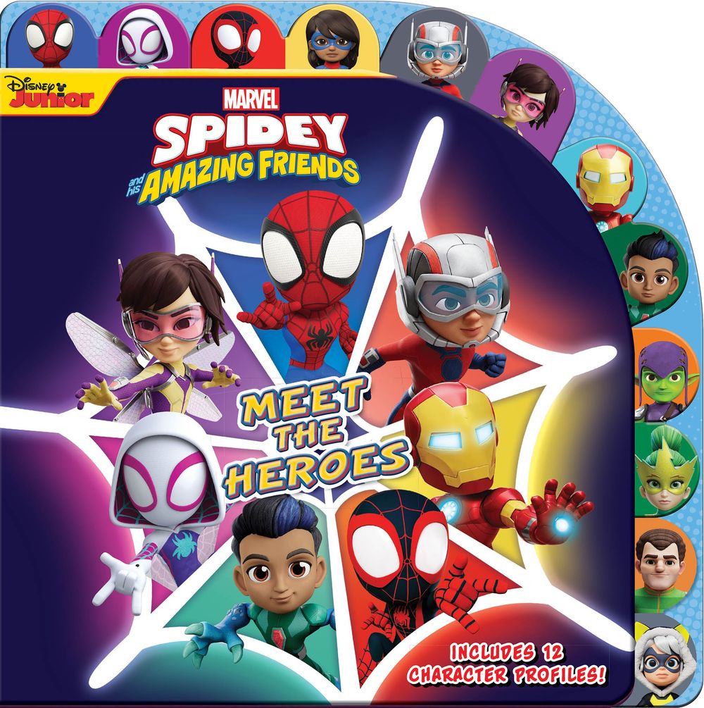 Buy Marvel Spidey And His Amazing Friends Tabbed Board Book in UAE ...