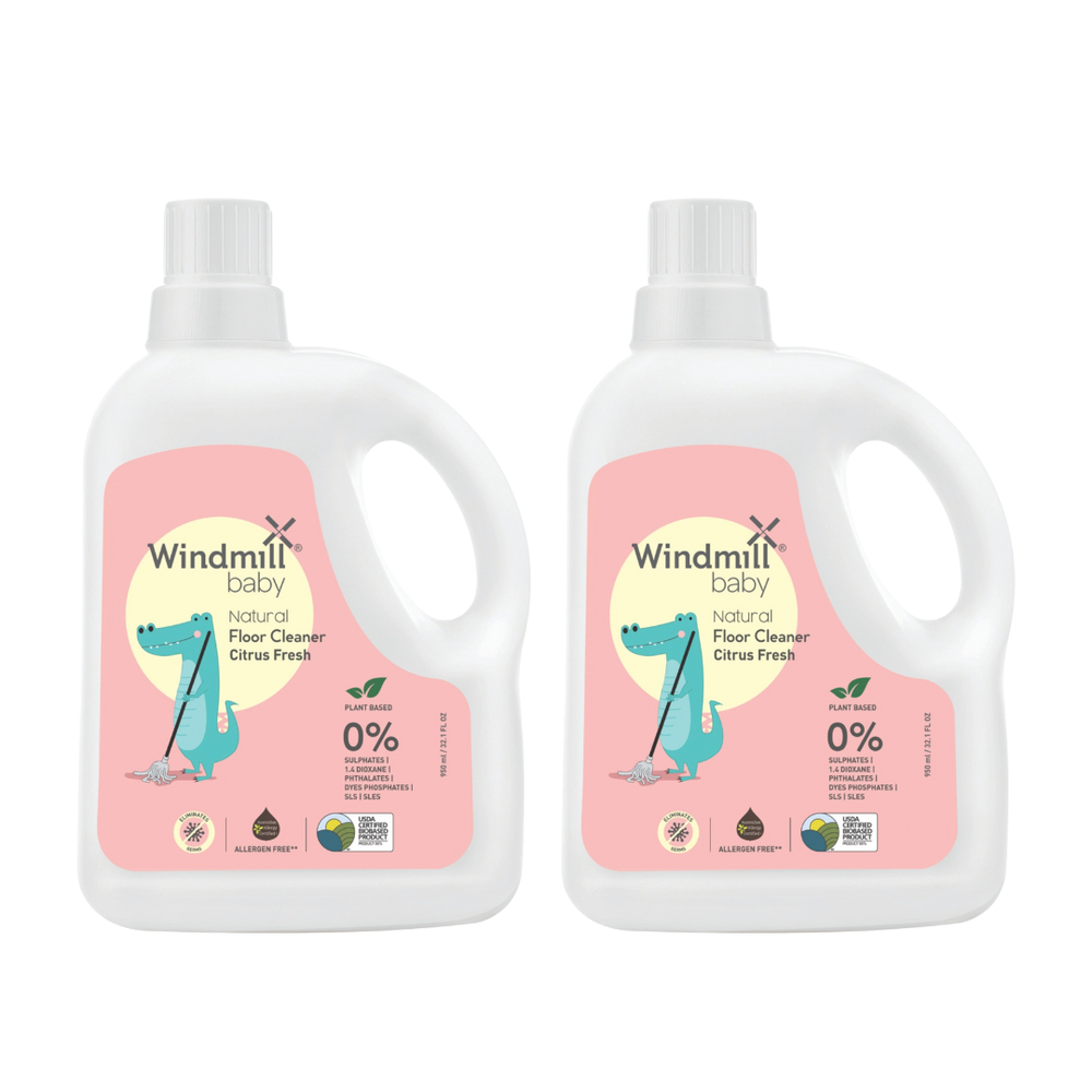 Buy Windmill Baby Natural Floor Cleaner Citrus Fresh - Pack Of 2 - 950 ...