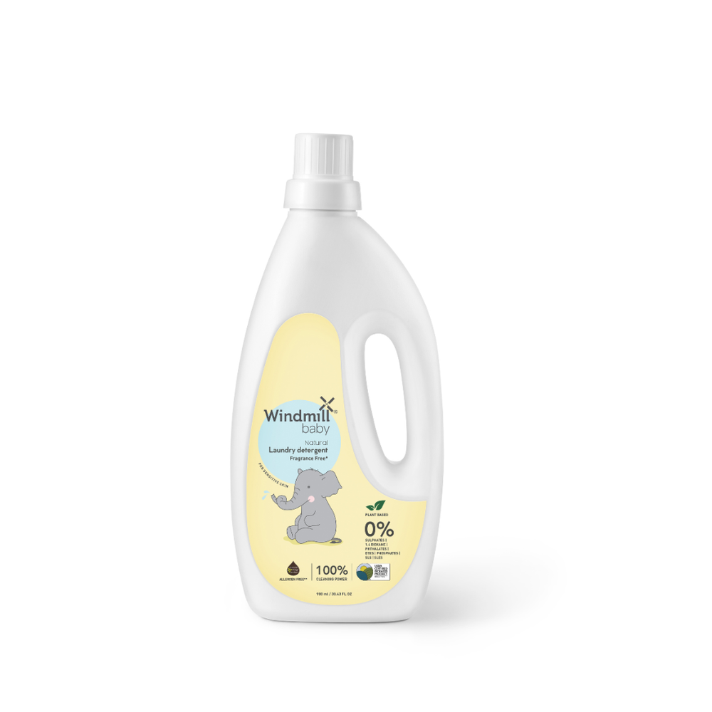 Buy Windmill Baby - Natural Laundry Detergent Fragrance Free - 900 Ml ...