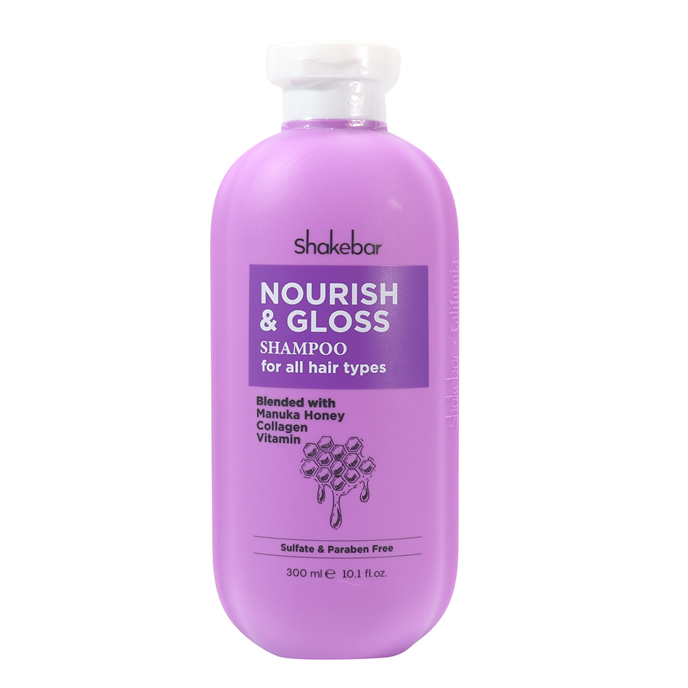 Buy Shakebar - Nourish And Gloss Shampoo For All Hair Types - 300 ml in ...